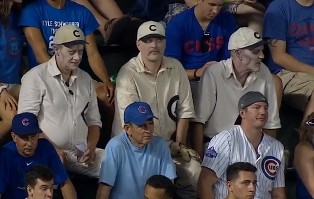 Chicago Cubs fans dress as old-time zombie players (Video) ~ Holdout Sports