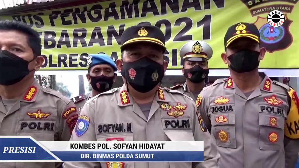 Polda Sumut Cek Pos Pengamanan Ops Ketupat Toba 2021 di Samosir, Lihat Videonya