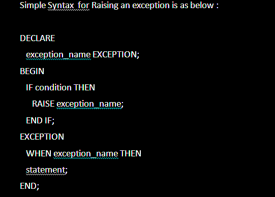 Exception Handling in PL/SQL block and it's advantage #DOTC_Mdb