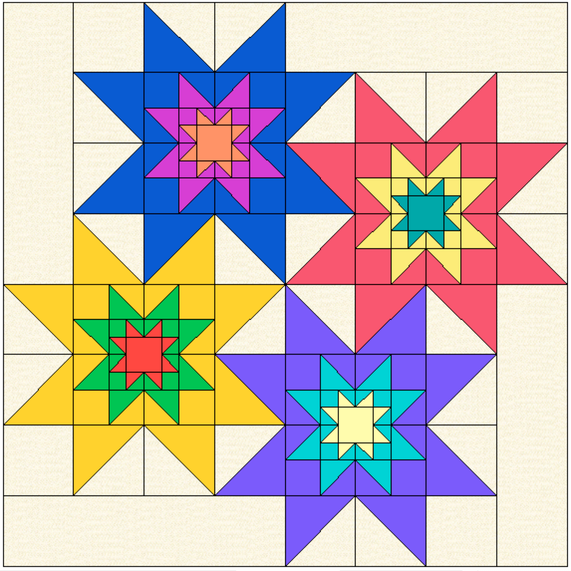 Confessions of a Fabric Addict: Stunning Stars Quilt #2 - "Exploding ...