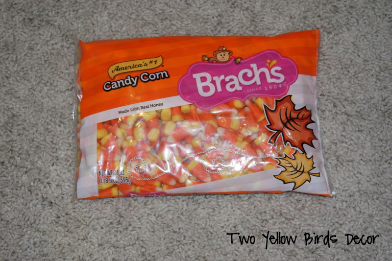 Two Yellow Birds Decor: Candy Corn Shadow Box