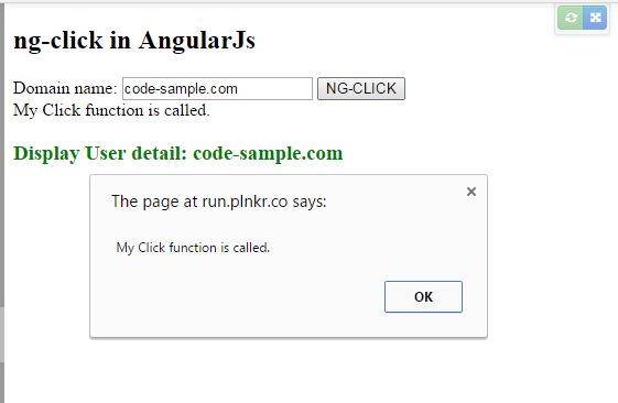 Angularjs Ng Click Example