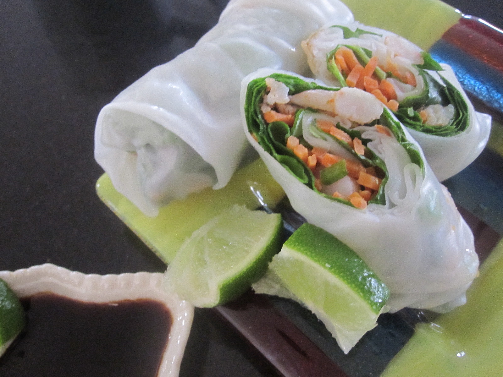 Dinner at Home: Rice Wrapper Spring Rolls