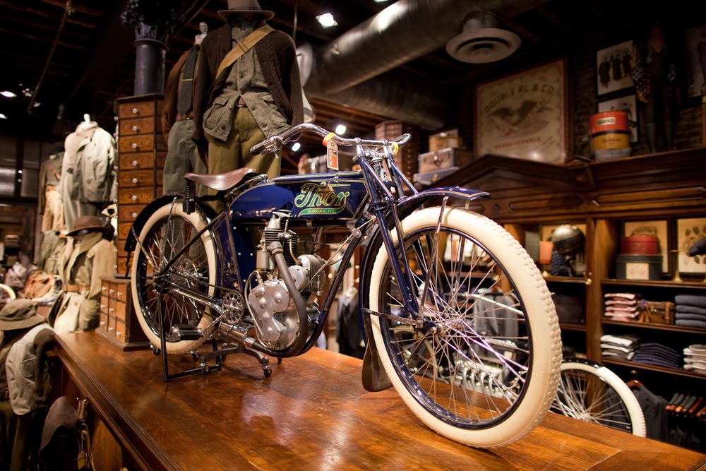 CHAD'S DRYGOODS: DOUBLE RL & THE LOVE FOR VINTAGE MOTORCYCLES