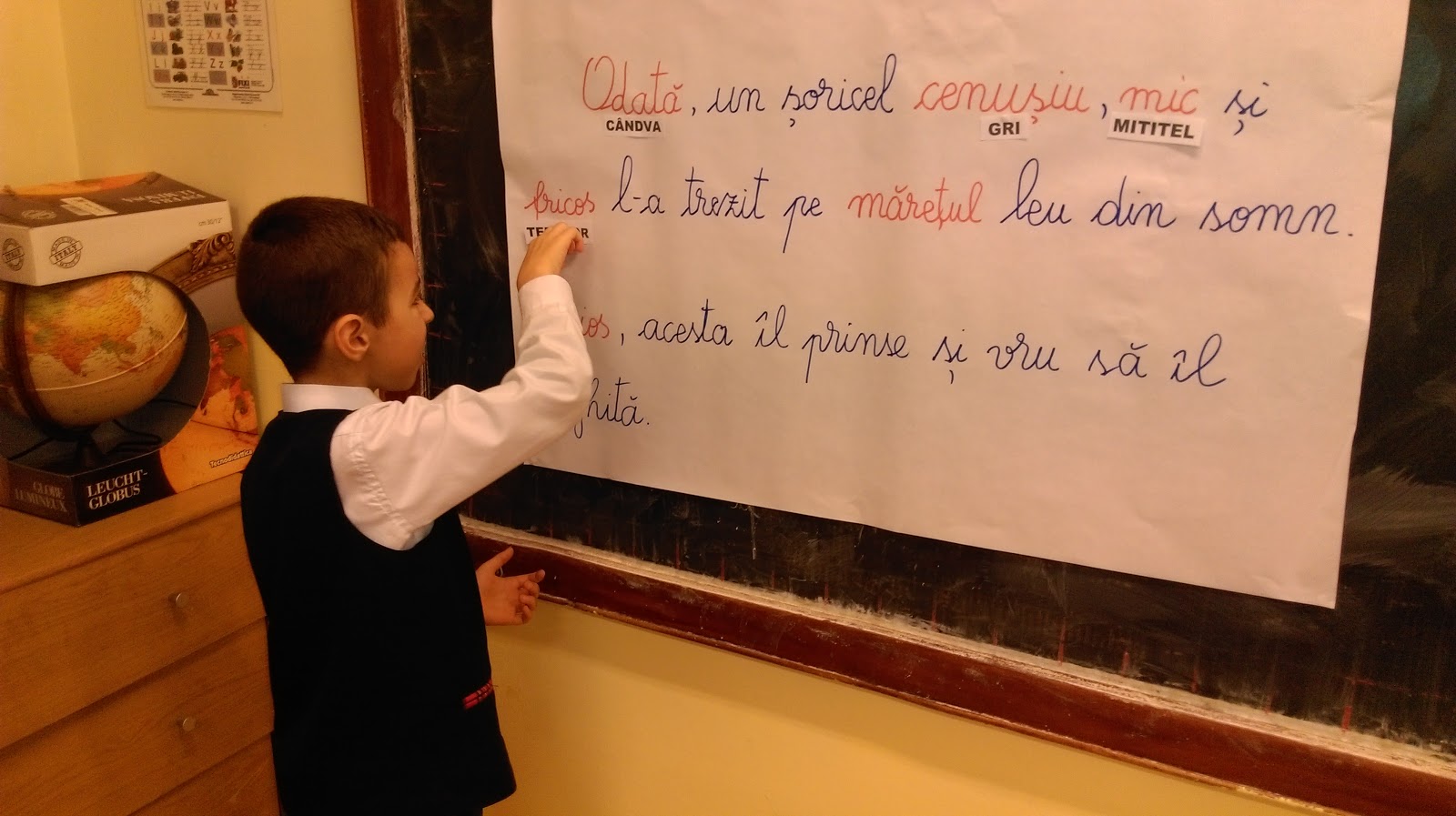 CLASA MEA: Limba romana