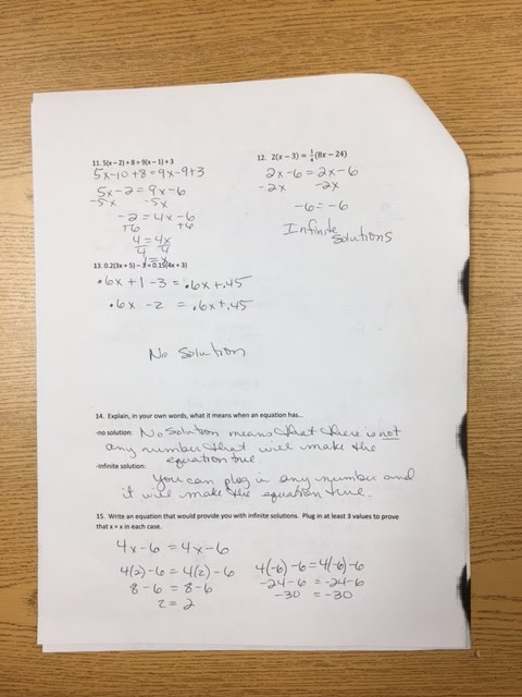 Miss Grandbois' Math Class