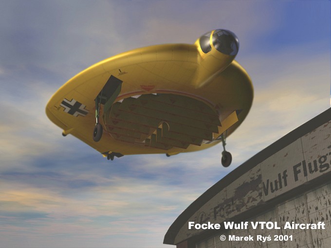 The Secret Weapons and Facts of the III Reich: The Focke Wulf VTOL Project