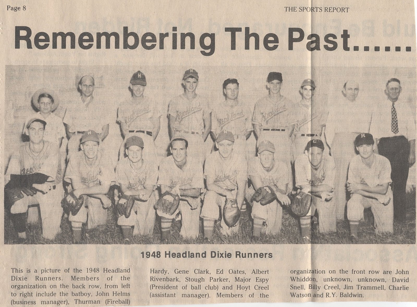 Tomfoolery: Headland Dixie Runners