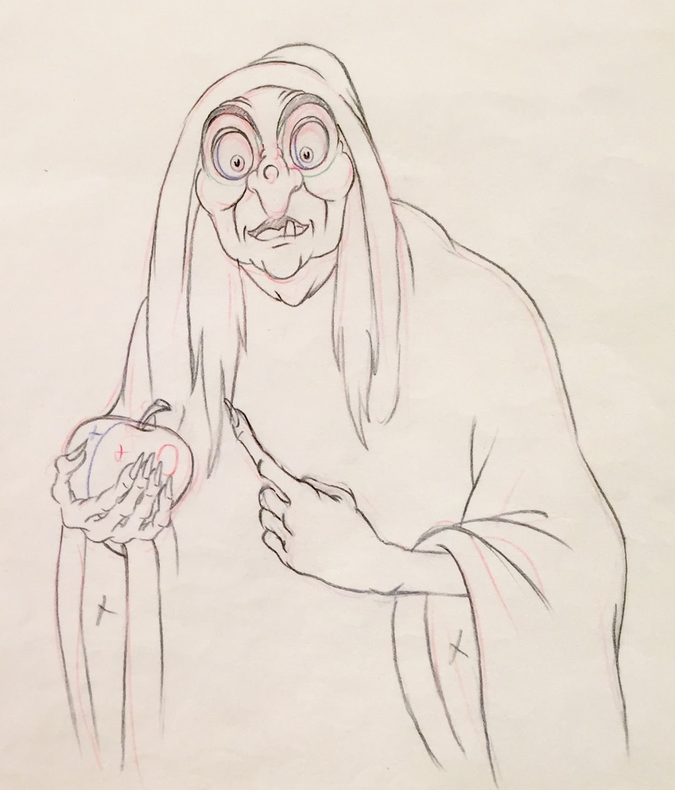Animation Collection: Original Production Animation Drawing of The Old ...