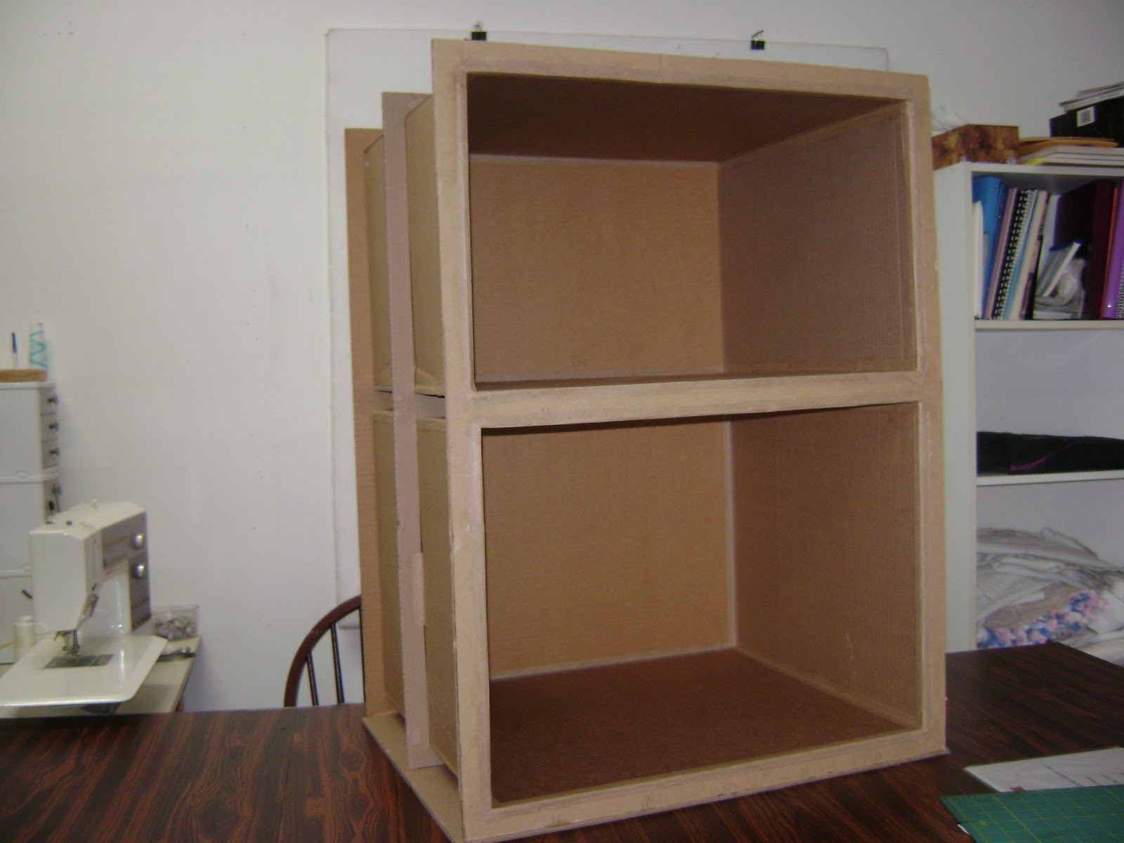 Cardboard is free!: Breakfast bar - section 2 - step 6