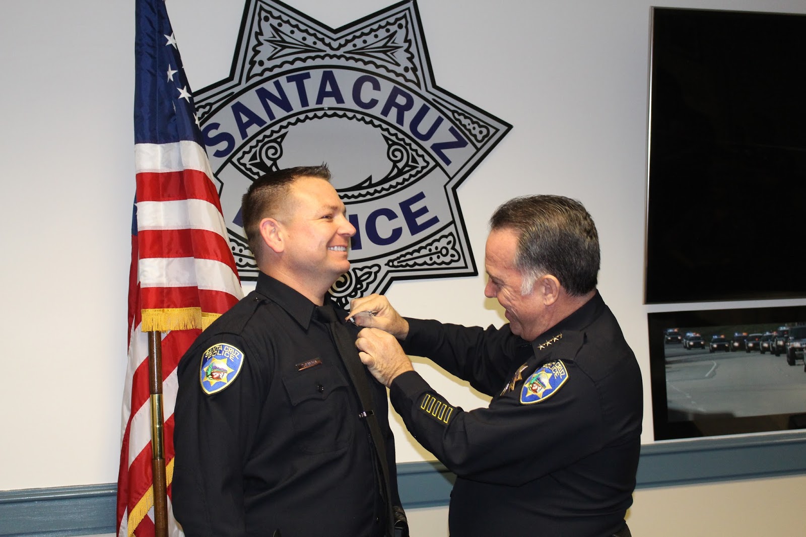 Santa Cruz Police: Welcome Back Officer Tom Abarca!