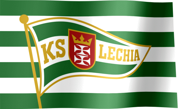 Lechia Gdańsk Flag GIF (Flaga Lechii Gdańsk) - All Waving Flags
