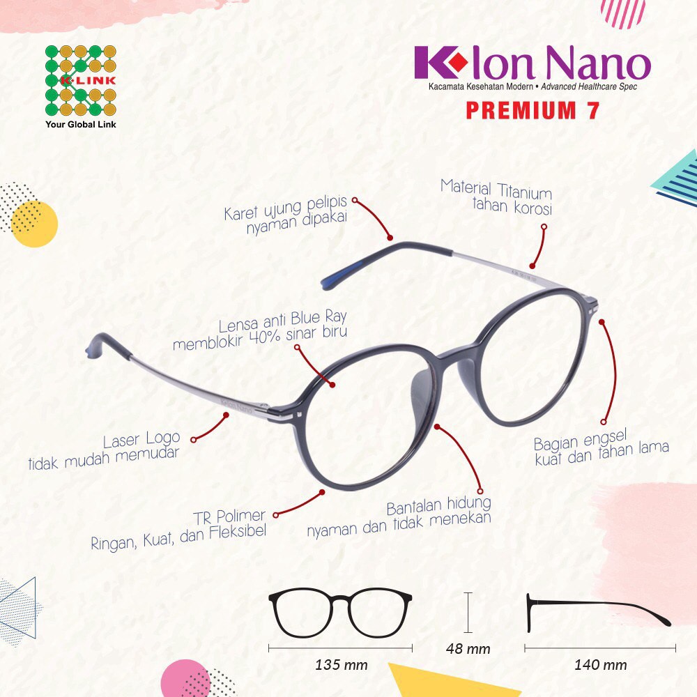 Kacamata Terapi K-Ion Nano Premium 7: Solusi Menjaga Kesehatan Mata Dan Tetap Modis