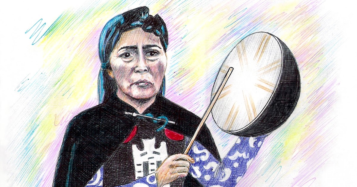 Mujer mapuche | Mapuche woman - Luis Alberto Percáres