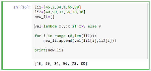 Anonymous functions in Python