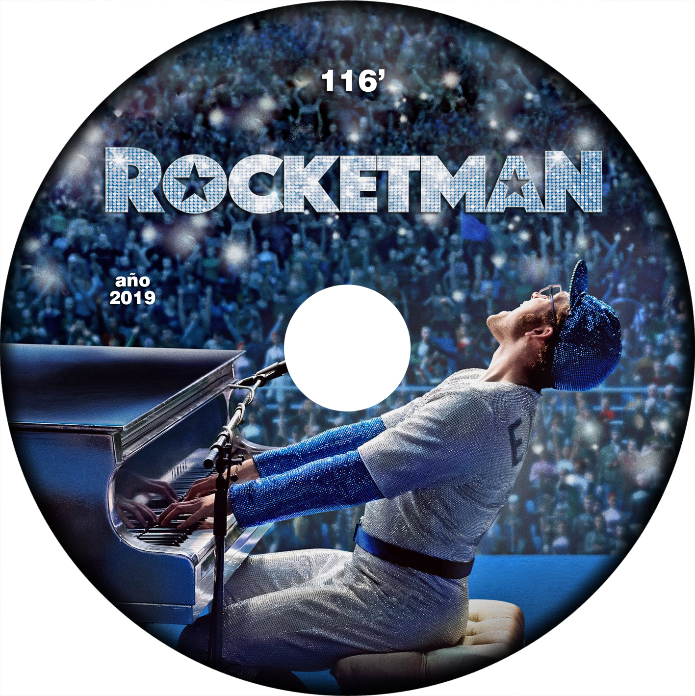 Caratulas de películas DVD para cajas CD: Rocketman - [2019]