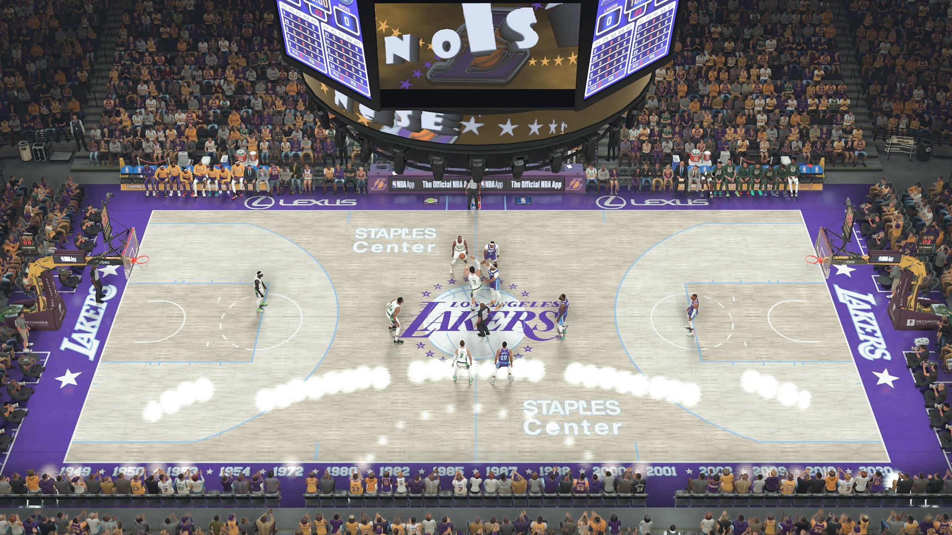 NBA 2K22 9K Realism Los Angeles Lakers City Edition Court Concept by ...