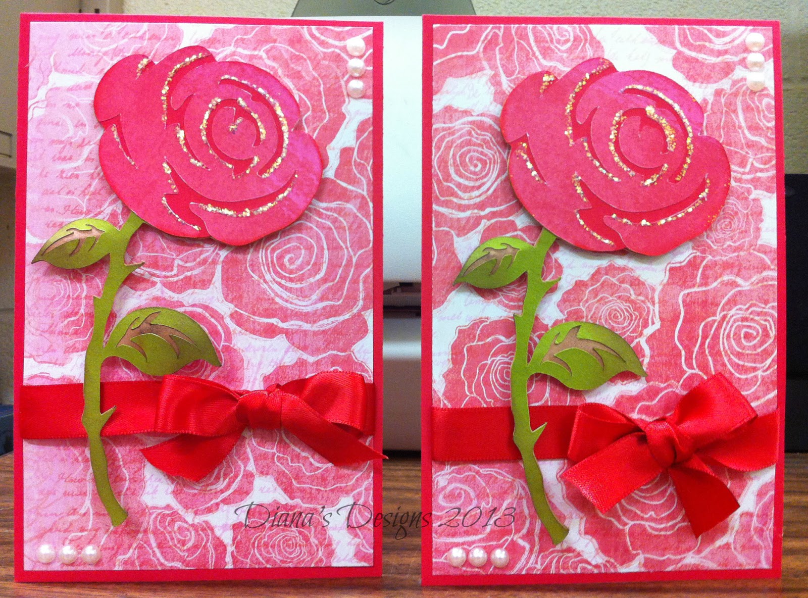 Handmade Valentine's Day Cards with Roses | Toronto Teacher Mom