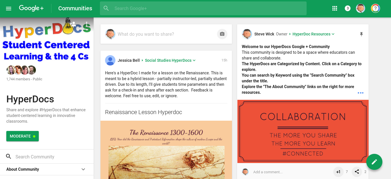 Know Your Why!: The Power of Teacher Collaboration - Google + HyperDoc ...