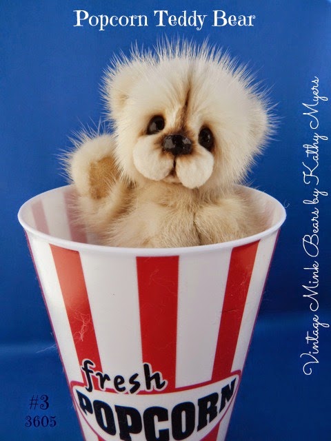 Designed By Kathy Myers: Popcorn Teddy Bear #3