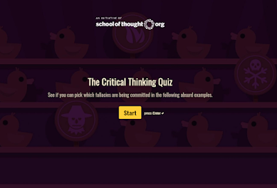 A Critical Thinking Quiz - Stephen's Lighthouse