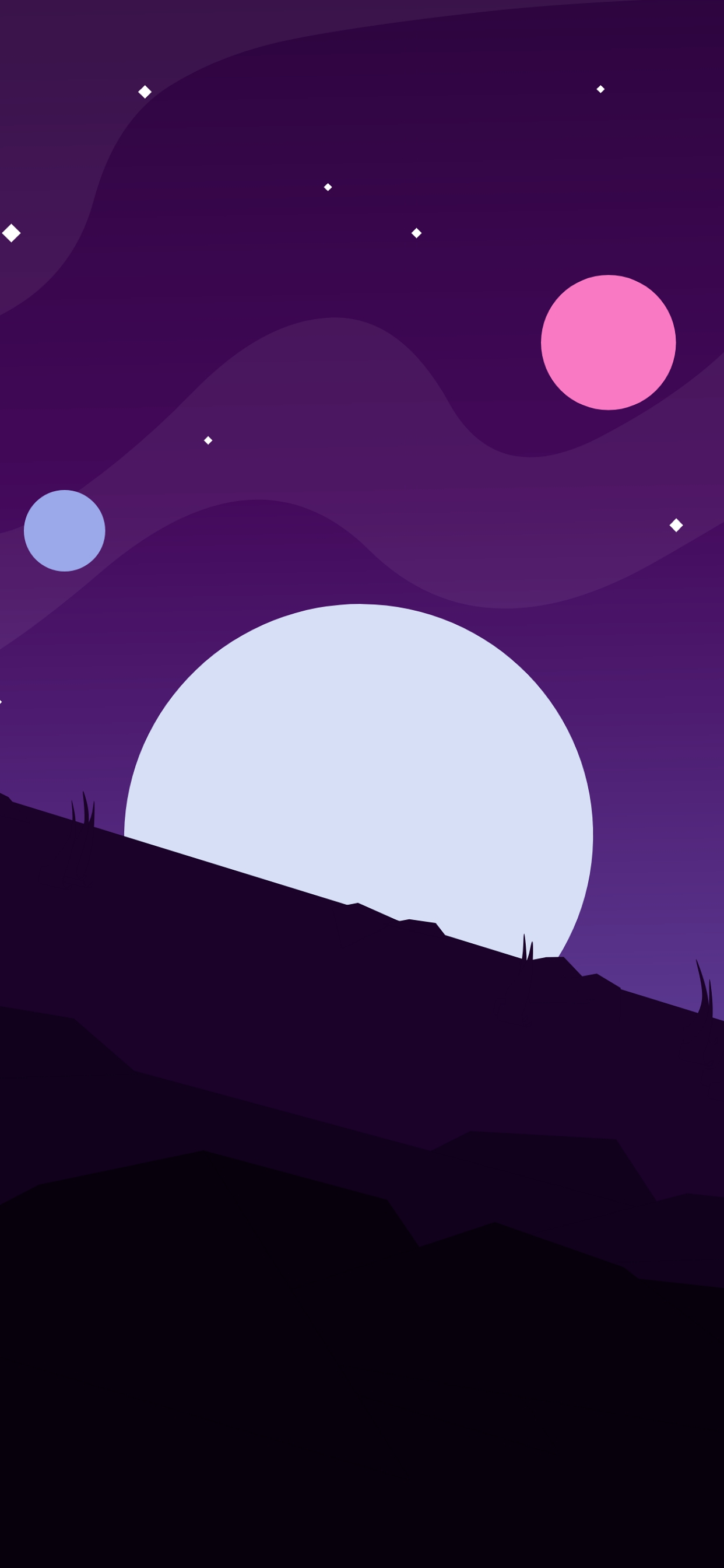 Minimalist moon