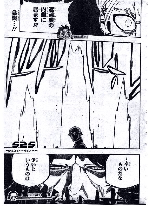 JackDi.com | Manga Spoilers: Bleach 493 RAW SCANS are here!