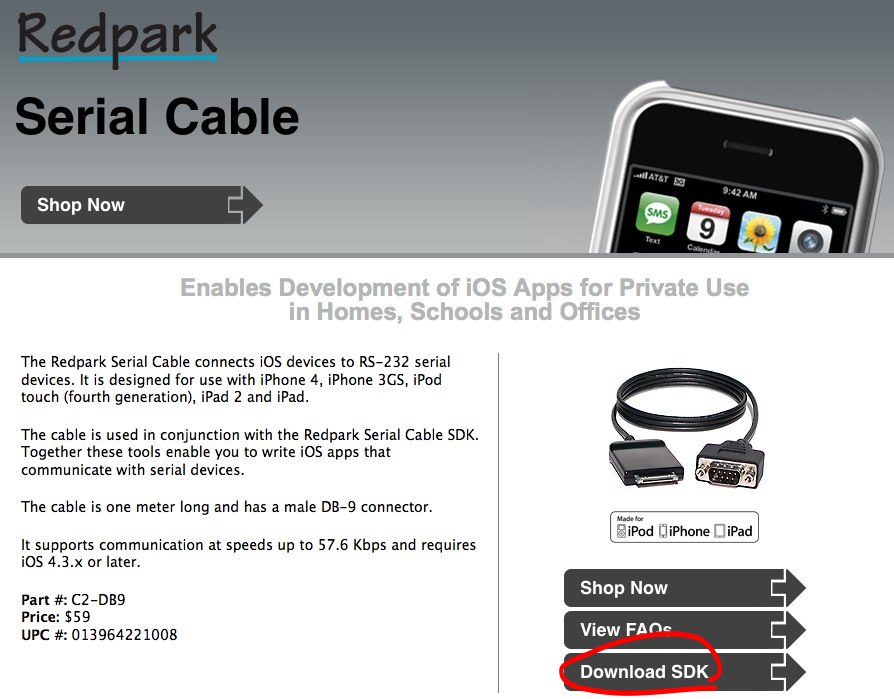 기술 여행자 (ArsViator): 아이폰에서 시리얼 포트 사용하기 (Use iPhone Serial Port without ...