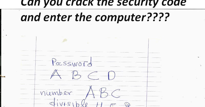 Brain teasers and puzzles: Can you crack the security code?
