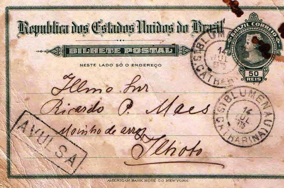 CLUBE DOS ENTAS ITAJAI: DOCUMENTOS ANTIGOS - III