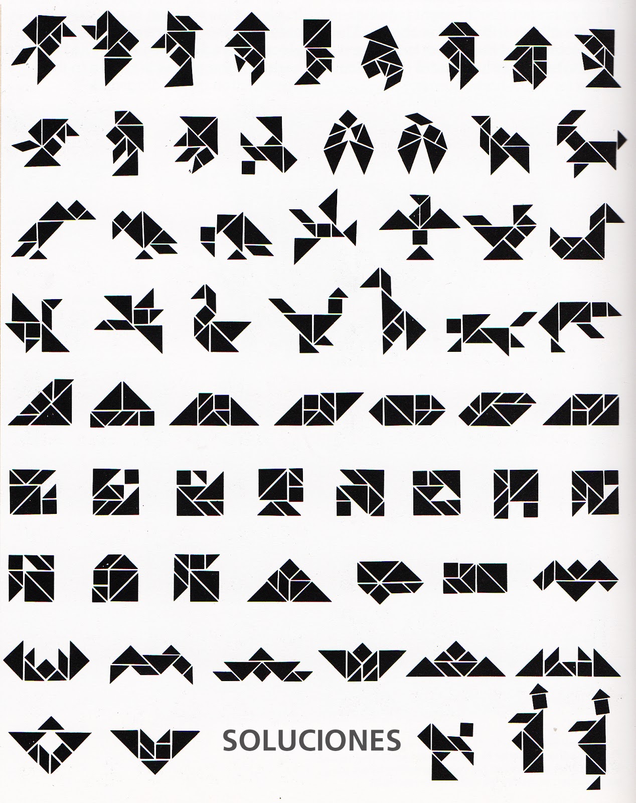 Soluciones al Tangram y organizando grupos de los inscriptos 2020 ...