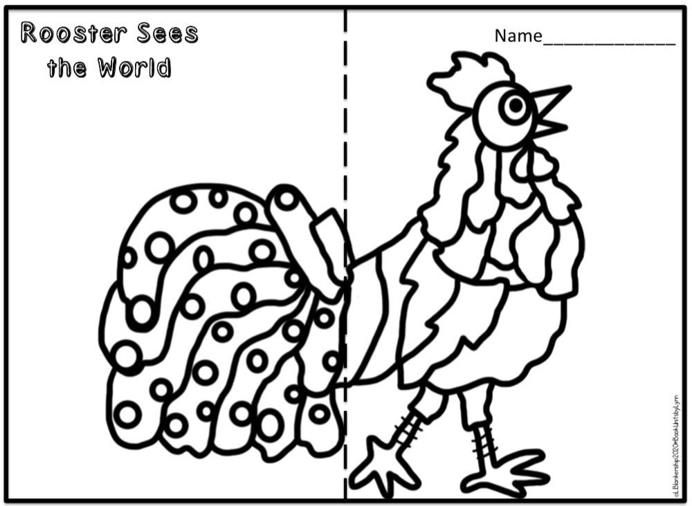 ROOSTER'S OFF TO SEE THE WORLD BOOK CRAFT ~ Book Units by Lynn