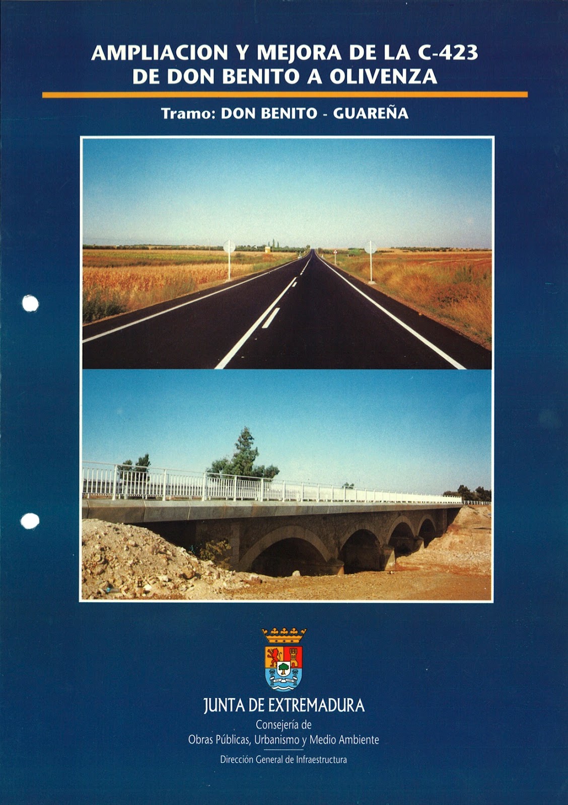 Las carreteras de Extremadura: Trípticos de obras de carreteras (II)