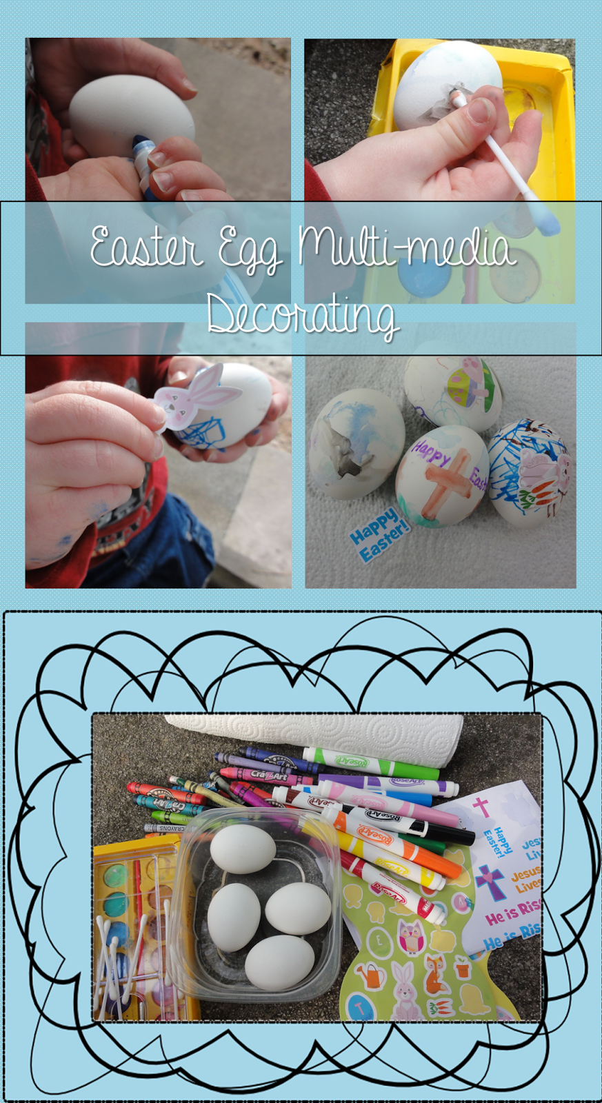 The RV Classroom: Easter Egg Multi-media Decorating