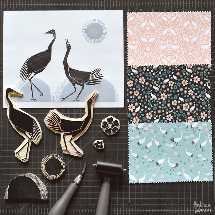 Ink Print Repeat by Andrea Lauren: September 2014