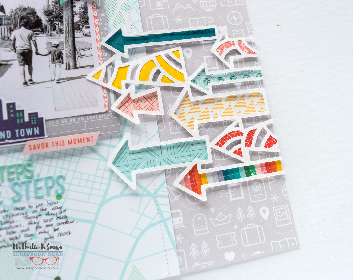 Living an Inspired Life: BIG STEPS, LITTLE STEPS - Scrapbook Nerd