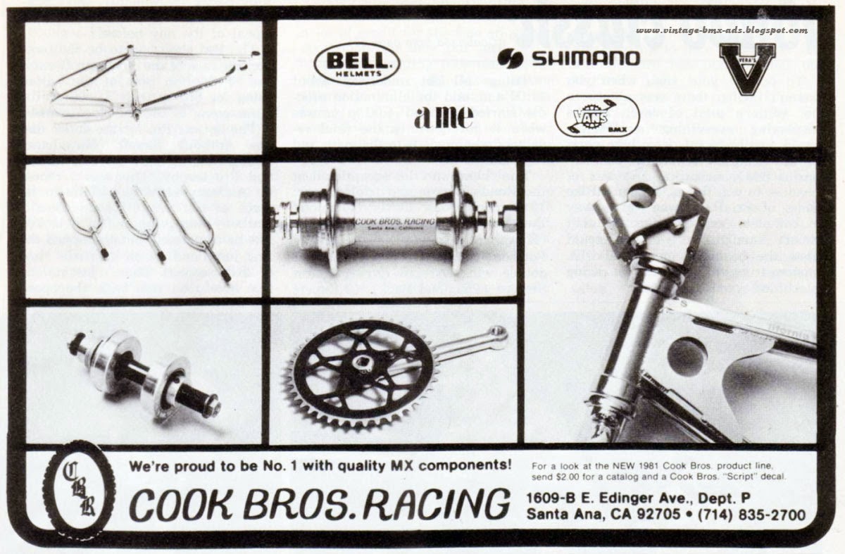 Vintage BMX Ads: We're proud to be No.1 with quality MX components ...