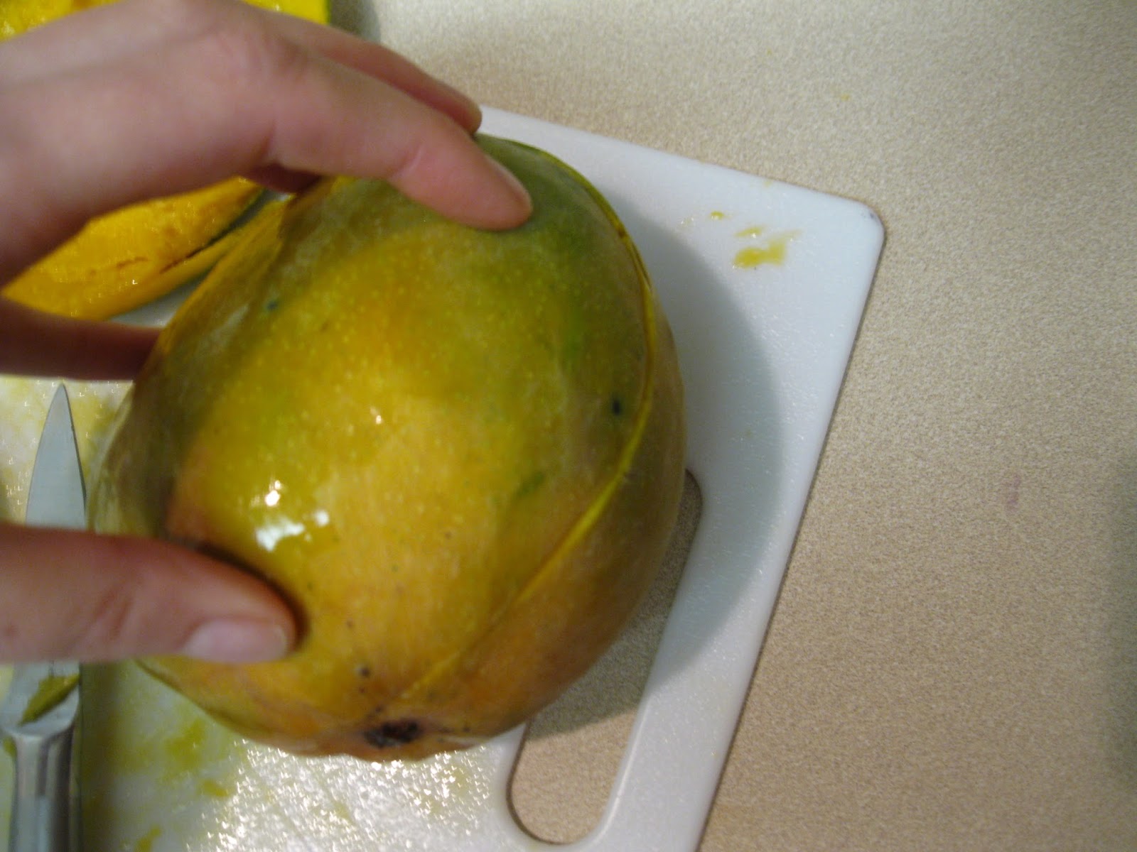 So There.: How To Peel a Mango - Step by Step Tutorial with Photos
