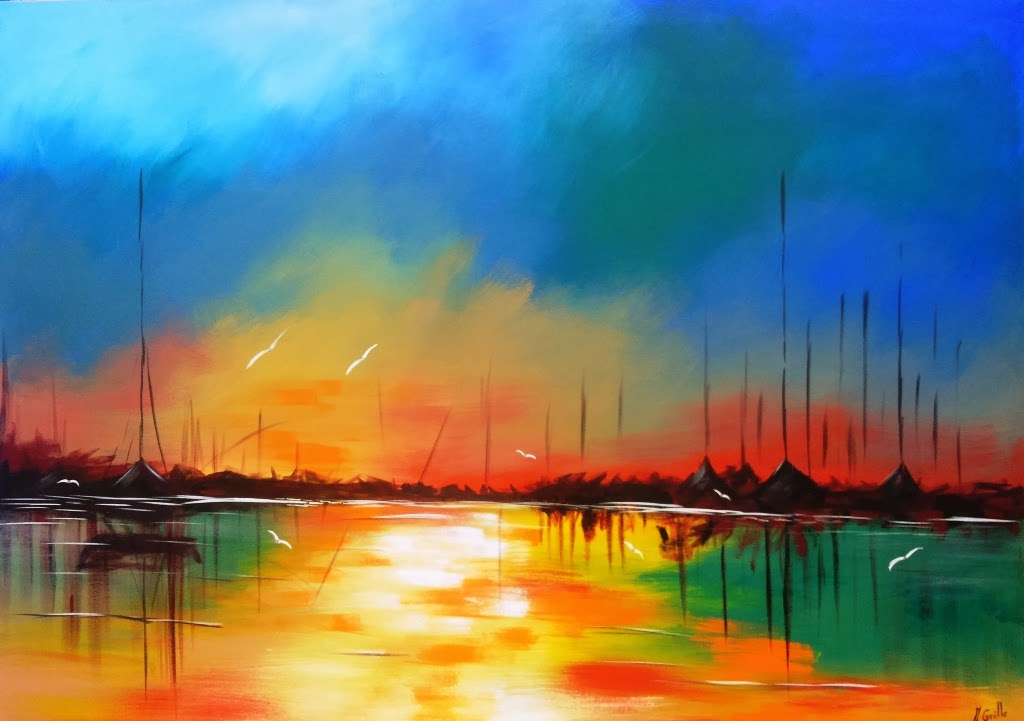 Pintura Moderna y Fotografía Artística : Paisajes Abstractos en ...