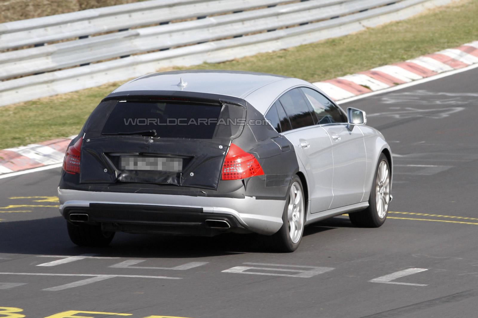 Auto Opinião: Fotos espias Mercedes CLS Shooting Break 2013