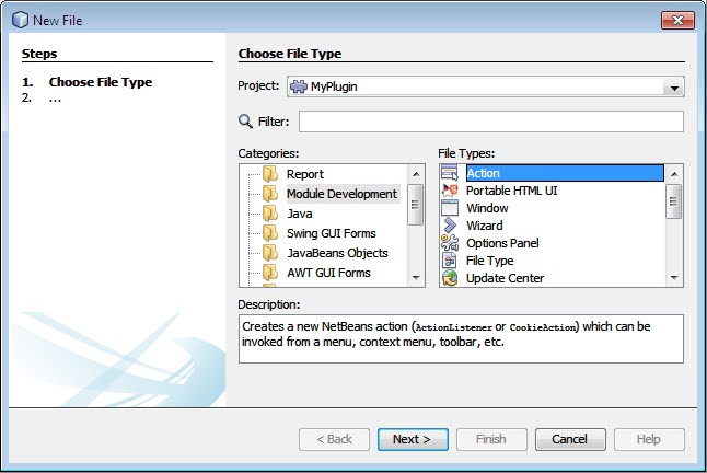 Create Plugin in NetBeans IDE
