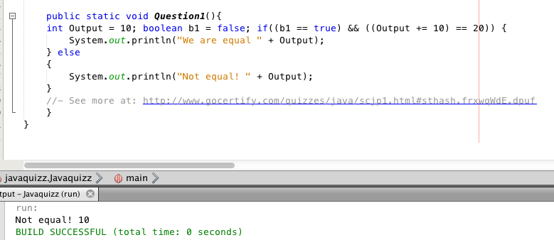 Right Now!: Test Java - Pregunta 1