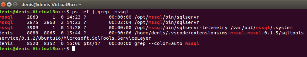 Sql Server Codetips And Tricks Performance Tuning Installing Sql Server On Linux Connecting