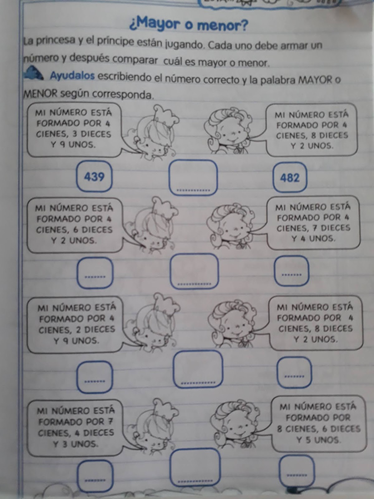 Segundo Grado: Matemáticas