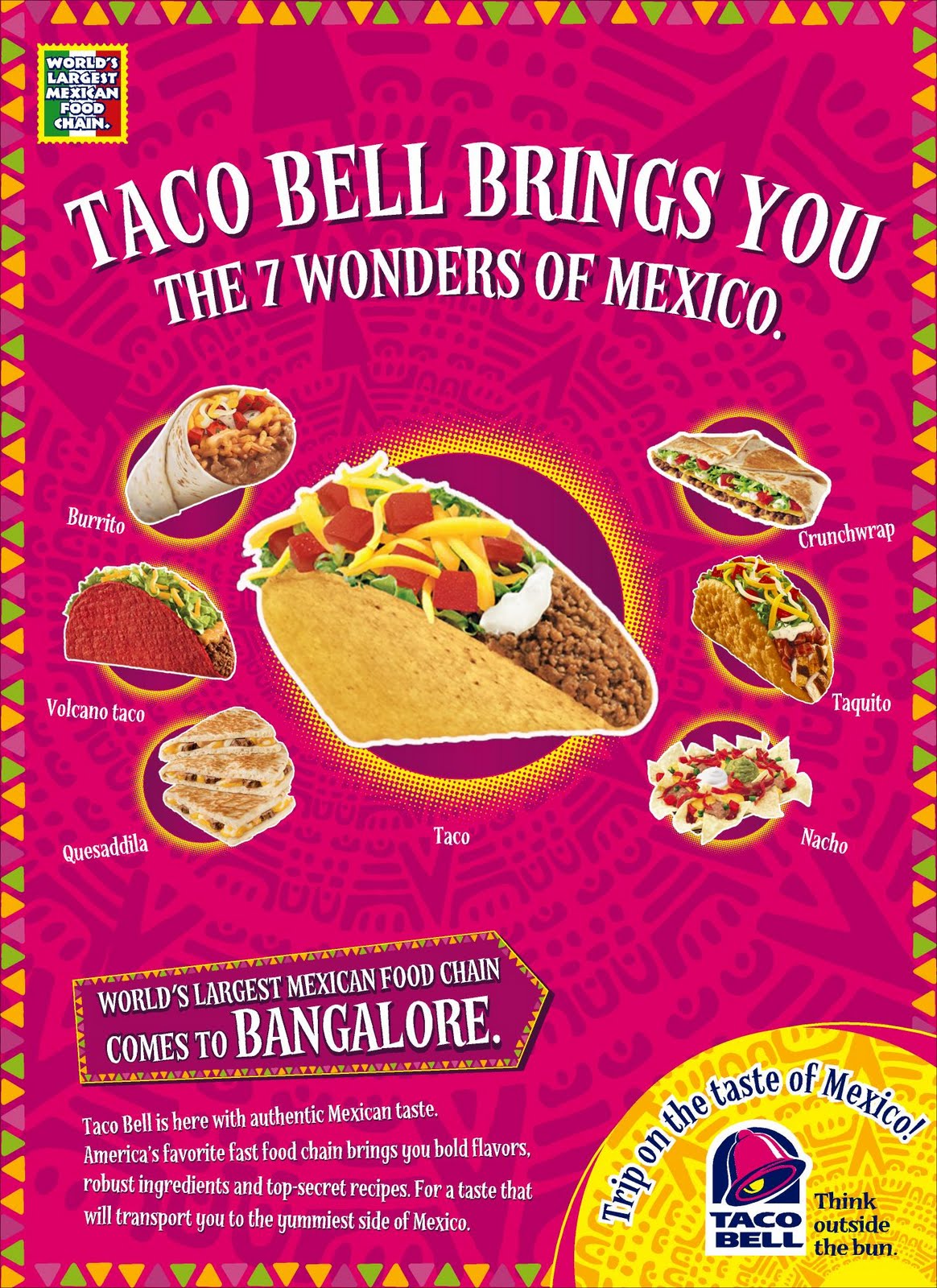assorted candy: taco bell launch campaign