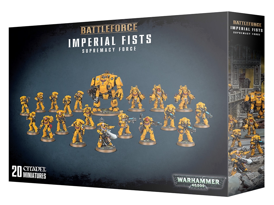 Wargamers et al: W40KBS: Imperial Fists Supremacy Force