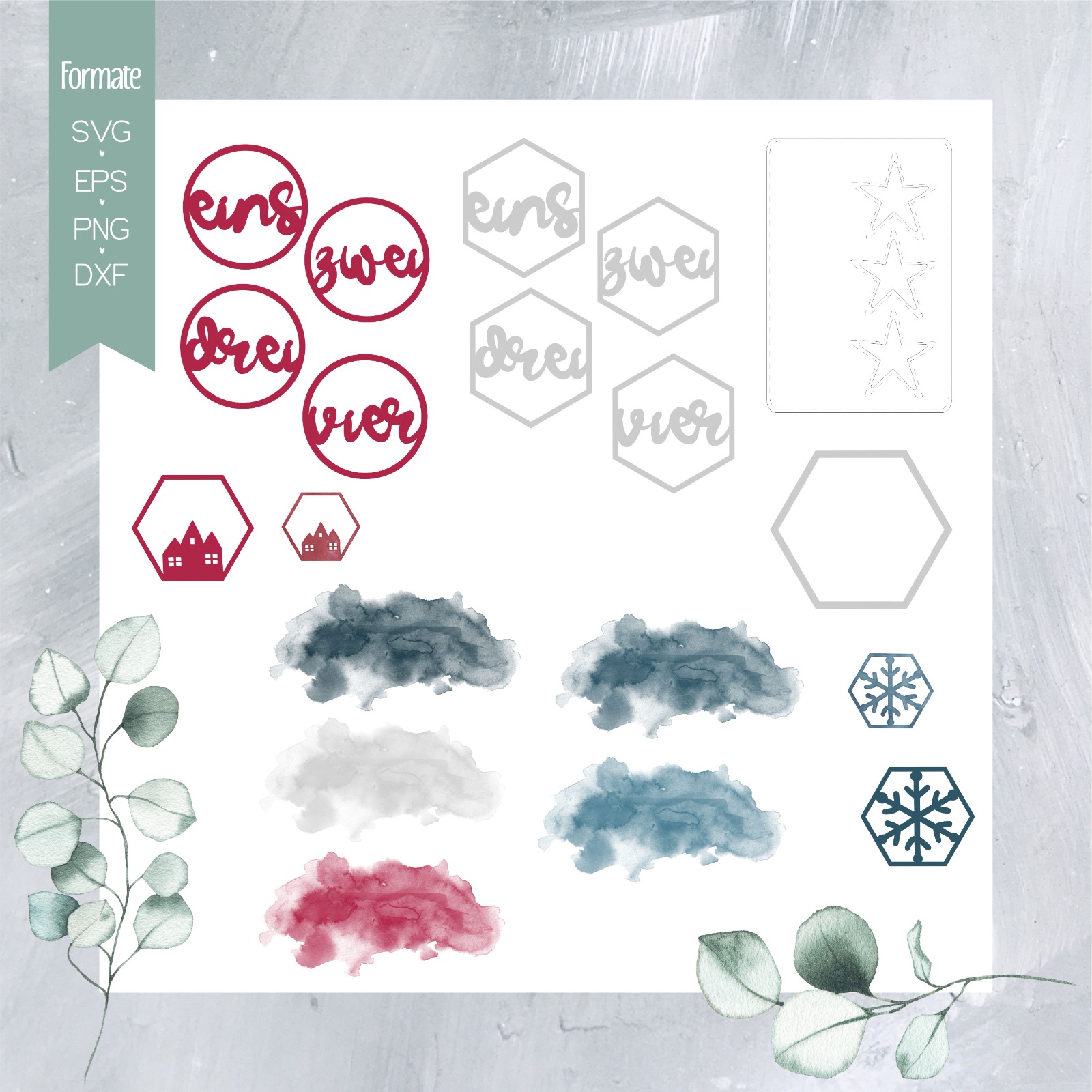 Plotterdesigns by beemybear - Skandi-Weihnacht