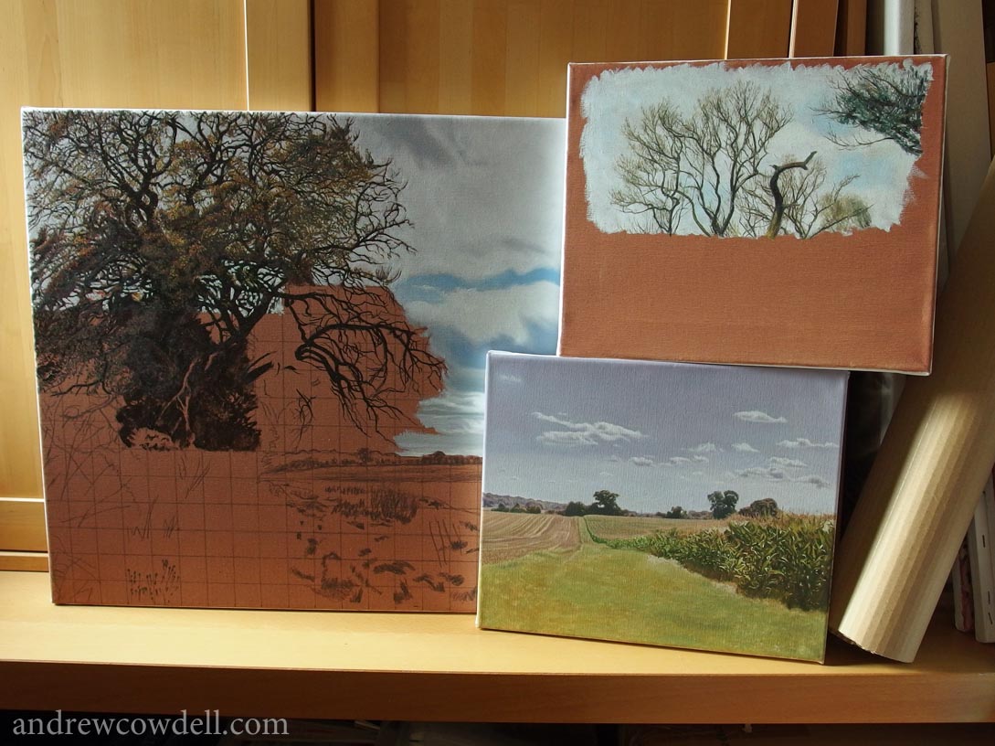 Dark Painting: Andrew Cowdell, Abandoned paintings