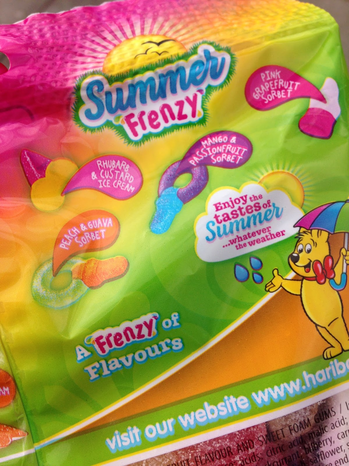 Haribo Tangfastics Summer Frenzy Ice Cream & Sorbet Flavours