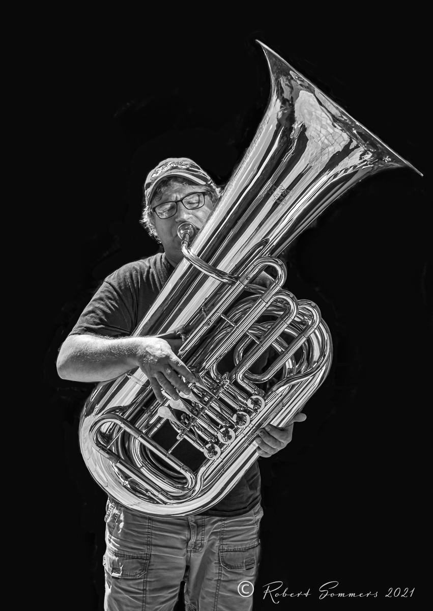 Blue Heron Blast: Tuba Man